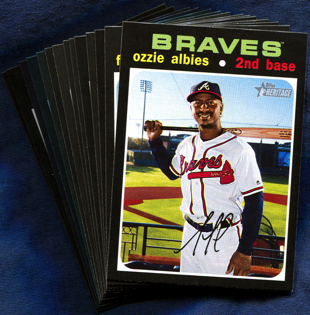 2020 Topps Heritage Atlanta Braves Baseball Card Singles