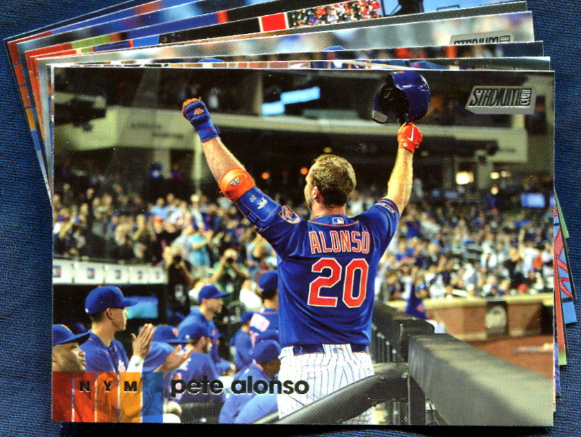 2020 Topps Stadium Club New York Mets Baseball Cards Team Set