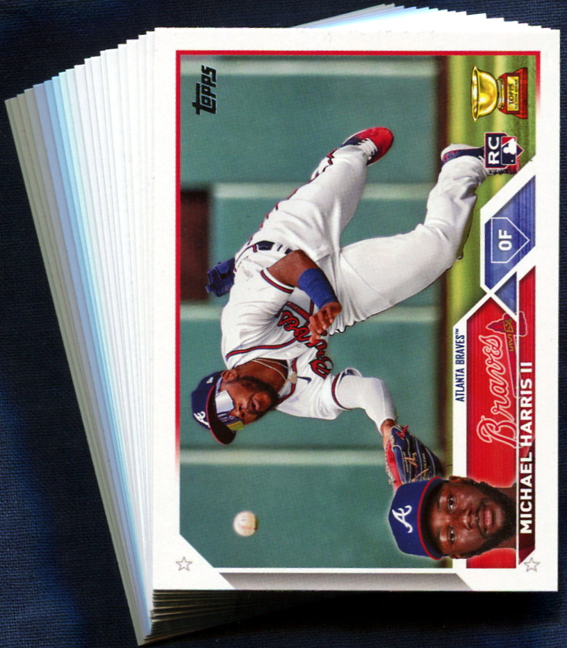 2023 Topps Atlanta Braves Baseball Cards Team Set