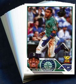 2023 Topps Seattle Mariners Baseball Cards Team Set