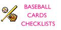 Baseball Card Checklists