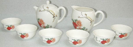 Blooming Peony Tea Set