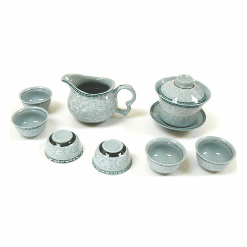 Large Winter Ivy Tea Set