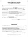 California Stop Notices and Release Forms