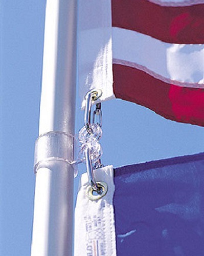 20ft DELUXE Telescoping Push Button Aluminum Flagpole