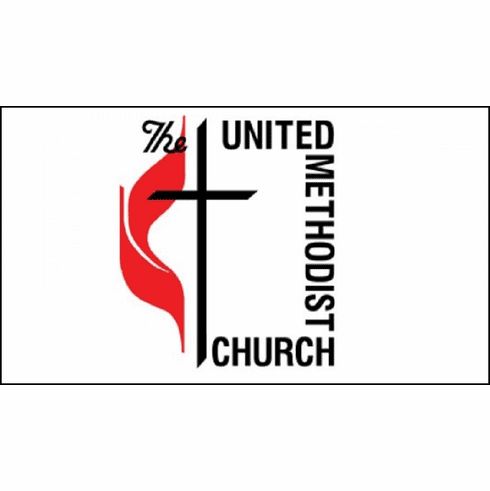 6' x 10' Outdoor Nylon Printed United Methodist Flag