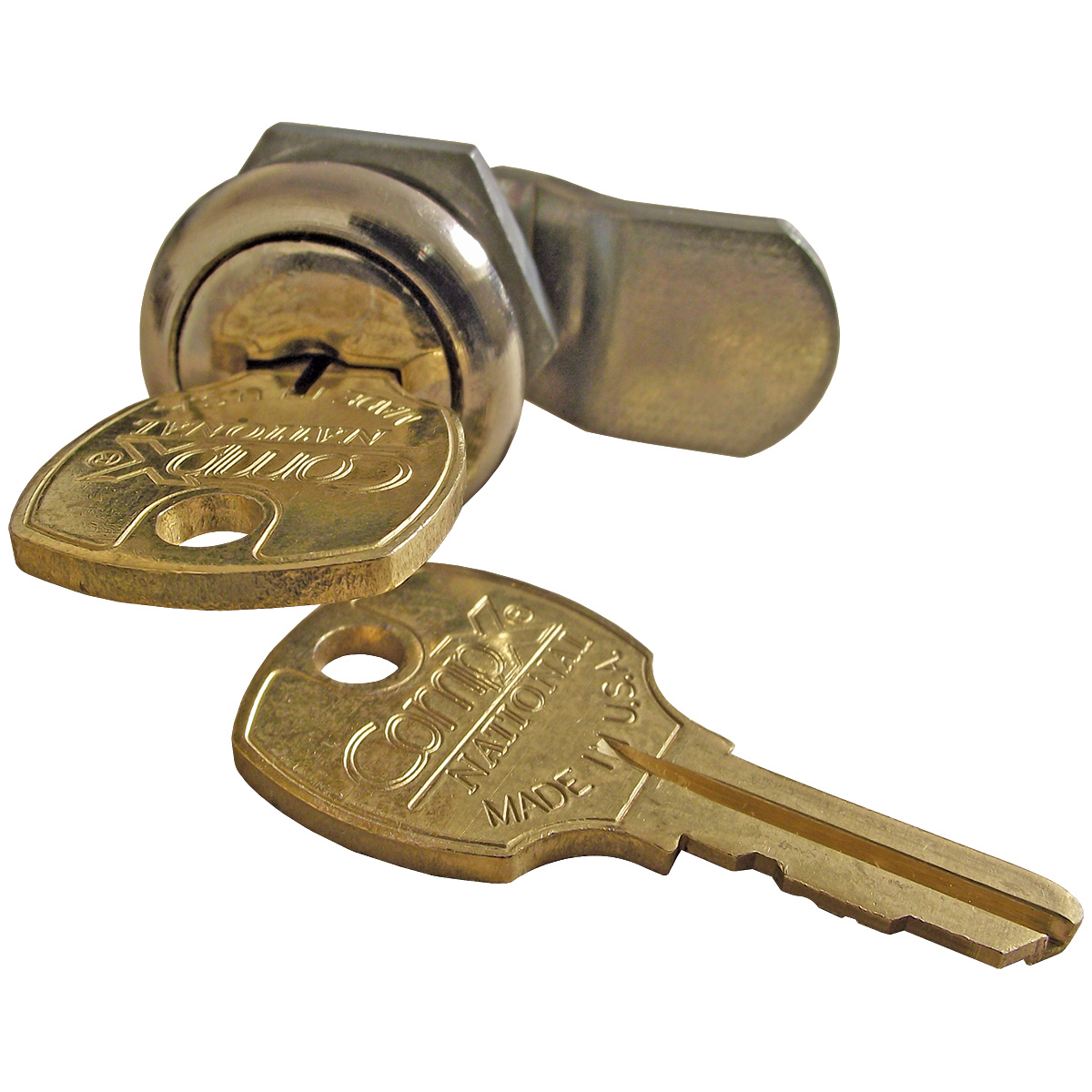 Lock & Keys for Cam Cleat Removable Door for 6 - 12 Butt Dia. Flagpoles