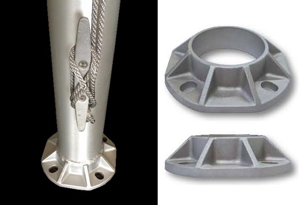 Add "Optional" 5" Shoe Base Mount W/Anchor Bolts FREE SHIPPING! Item #SB-MT