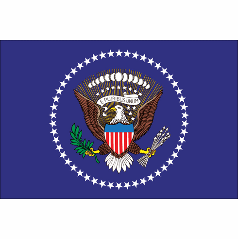 U.S. President Flag (Outdoor Polyester) 3'X5' Nylon World Flag