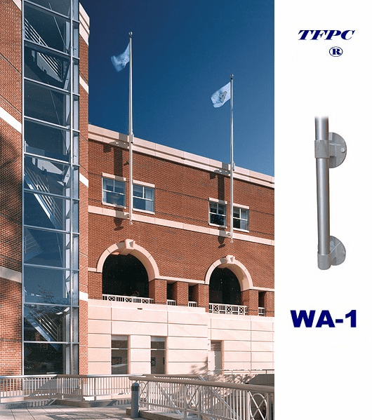 Vertical Wall Mount Flagpoles