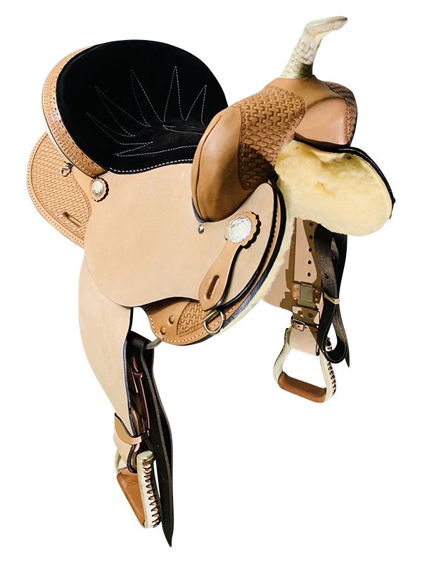 13" to 16" American Saddlery Denero II Barrel Racing Saddle 833