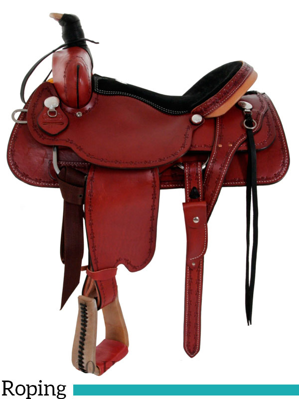 14" to 17" Dakota Roping Saddle 554