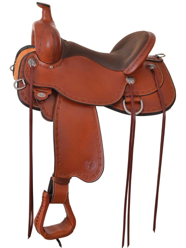 ** SALE **14" to 17" Circle Y Alpine Flex2 Trail Saddle 2377