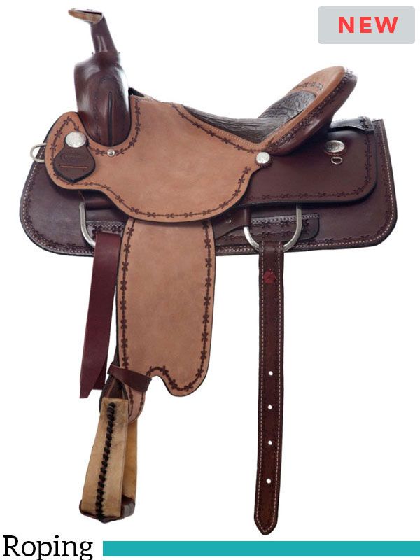 15" to 17" Dakota Roping Saddle 556