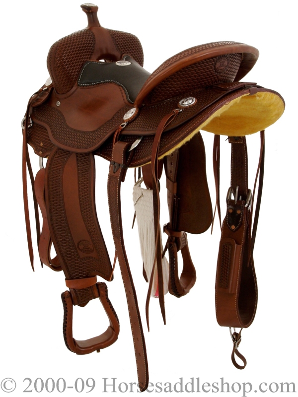 15.5" to 17" Billy Cook Tipton Trail Saddle 1737