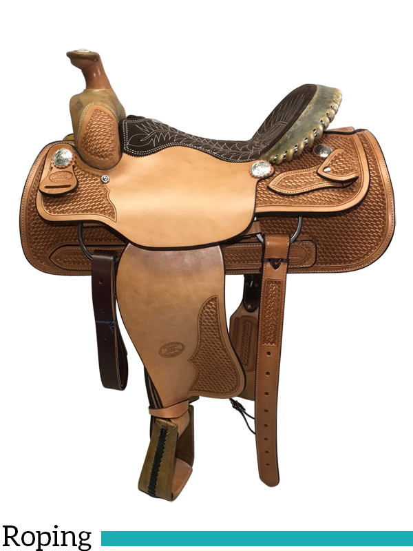 15" to 17" Billy Cook Dally Team Roper Saddle 9111