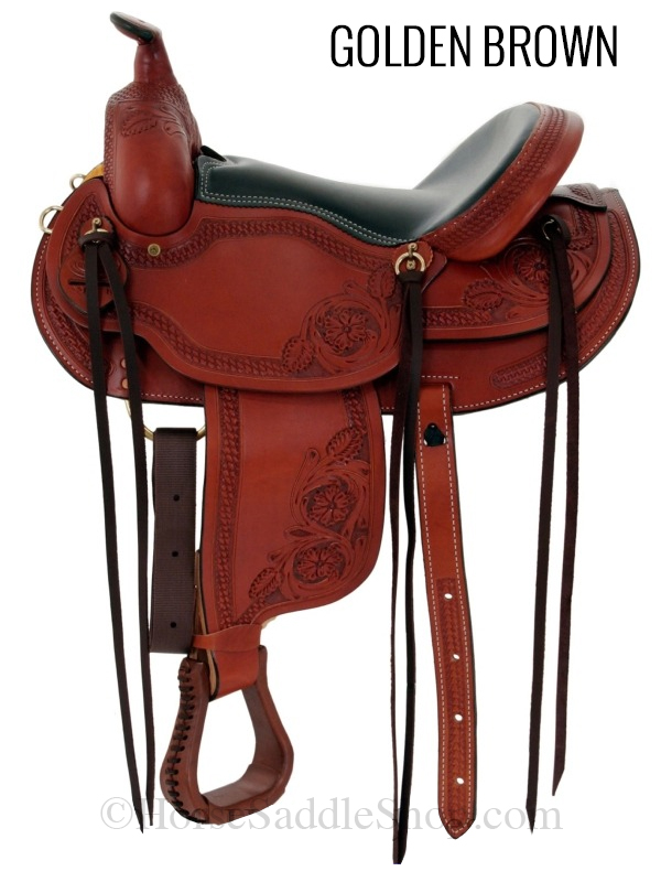 15" to 17" Dakota Western Trail Saddle 2212
