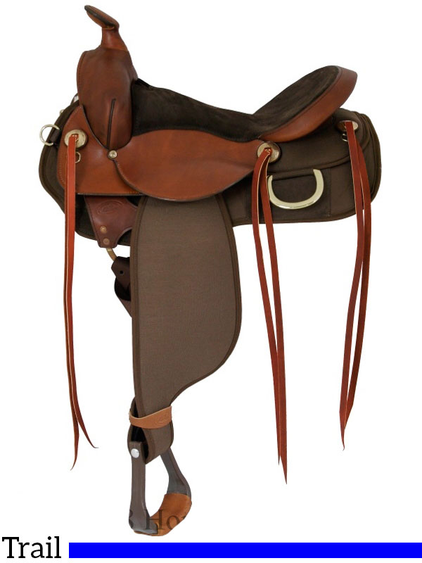 16" Fabtron Easy Rider Western Trail Saddle 7172
