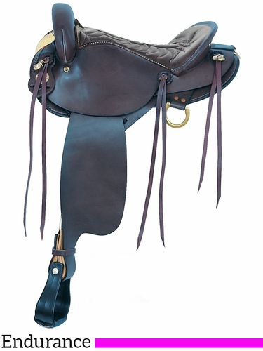 16" American Saddlery Black Endurance Saddle 806