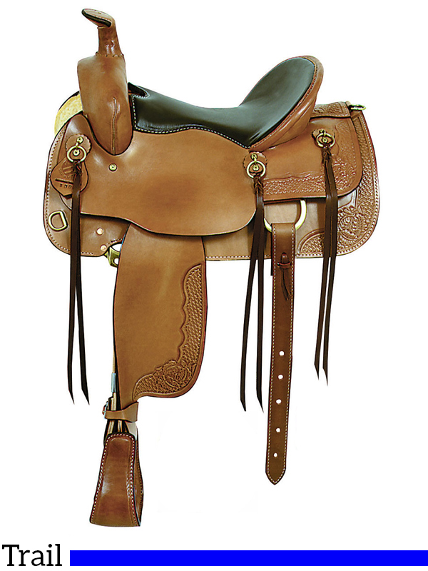 16" American Saddlery Cumberland Trail Saddle 1386