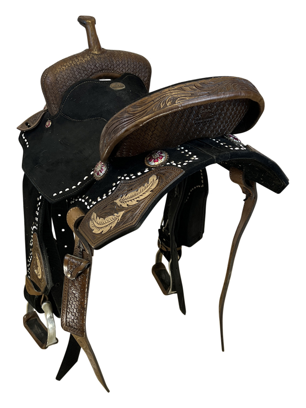 16 Inch Used Seven Saddles Barrel Saddle - Horse Saddle deals