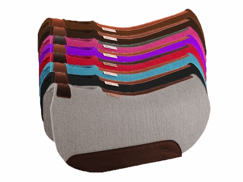 5 Star "The Barrel Racer" Saddle Pad, Round Front & Back 28"L x 30"D ...