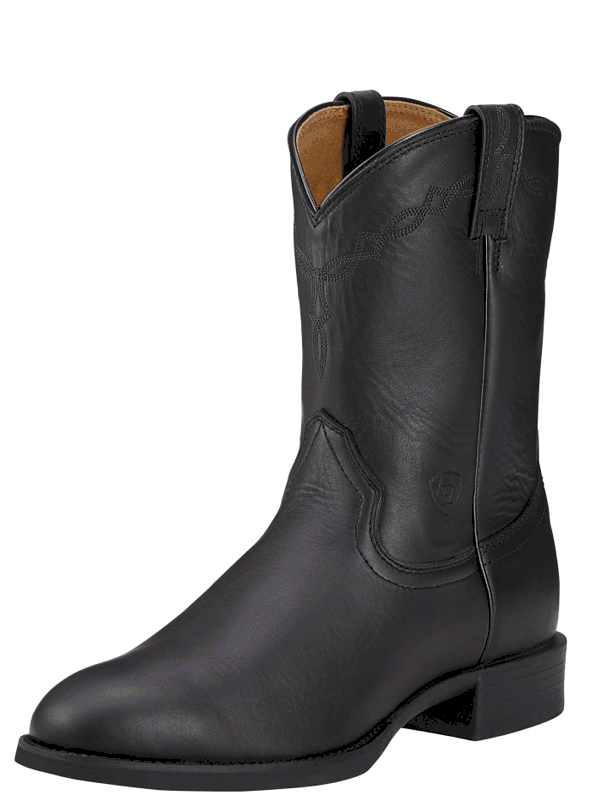Men's Ariat Black Heritage Roper Boots 10002280