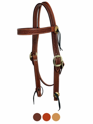 Billy Cook Basketweave Browband Headstall 11-743