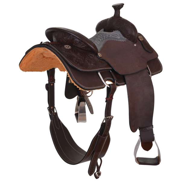 14" to 17" Circle Y Mesquite Roper Saddle 2783 w/Free Pad