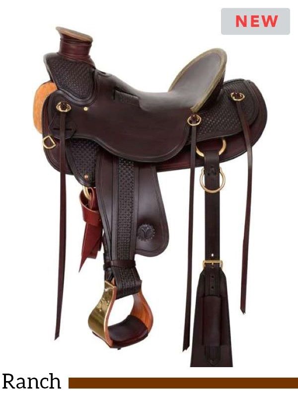 Circle Y Midland Ranch Saddle 1340 w/Free Pad