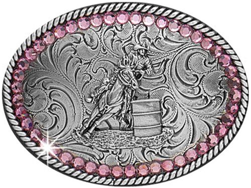 Girls Barrel Racers Belt Buckle by Nocona