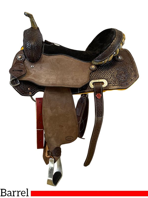 14" to 16" HR Hud Roberts Angled Barrel Saddle 727C