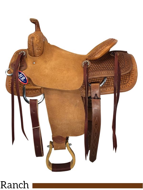 15" to 17" HR Hud Roberts Signature Cutting Saddle 732H