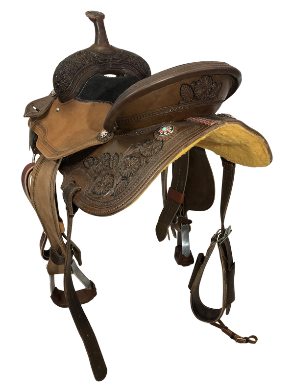 HR Hud Roberts Signature Series Barrel Racer 424H - Horse Saddle deals ...