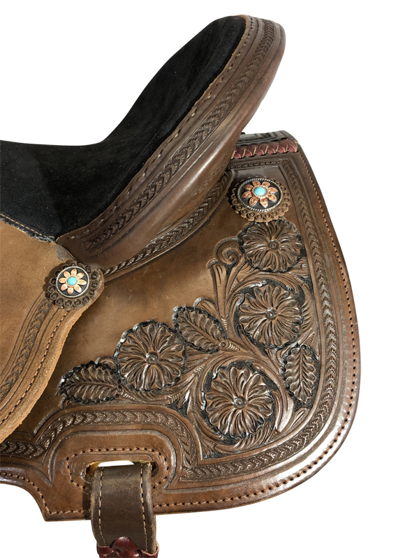 HR Hud Roberts Signature Series Barrel Racer 424H - Horse Saddle deals ...