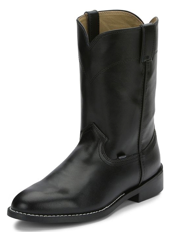 Men's Justin Temple Black Farm & Ranch Boots JB3000