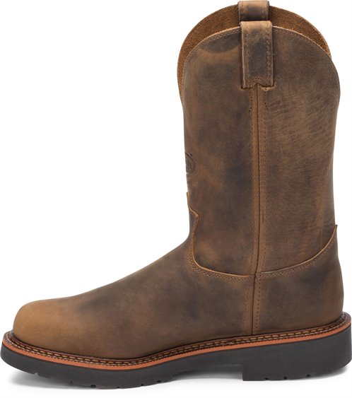 Men's Justin Rugged Tan Gaucho Justin Boots 4440