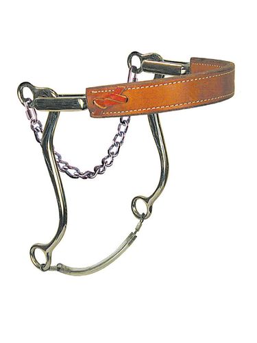 Reinsman Mechanical Hackamore Flat Leather Nose 951