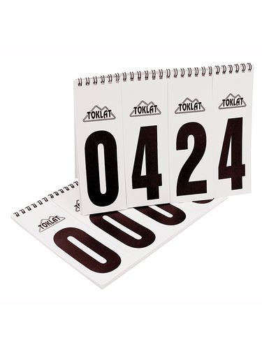 Toklat Number Flip Chart 23-NUMPKT