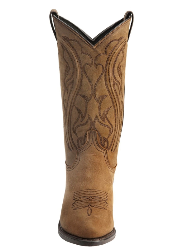 Women's Sage Longhorn Olive Brown Western Boots 3551