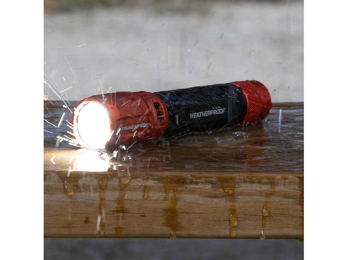 Blackfire BBM6413 USB-C Rechargeable 2-Color LED Flashlight