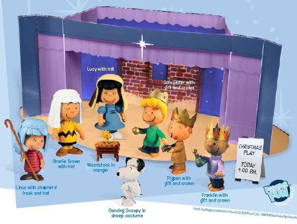 Charlie Brown Christmas Nativity Scene