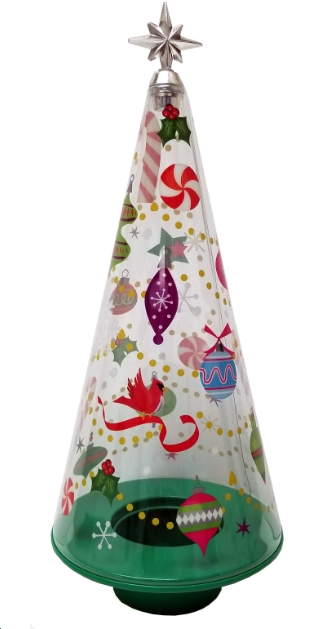 Clear Cmas Tree Storage Tin (12 tins) - Item # 978707-12