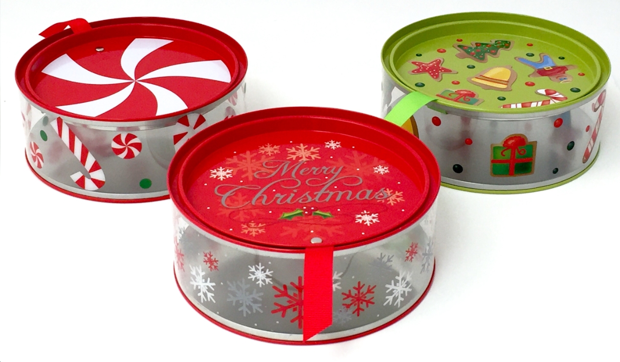 Round Cookie Tin (12 tins) - Item # 978107-12