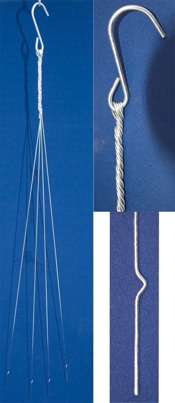 40 Long Heavy Duty Galvanized Wire Hanger With S Hook 4 Strand 40-long-heavy-duty-galvanized-wire-hanger-with-s-hook-4-strand