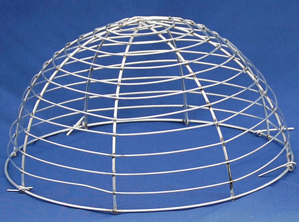 WIRE BALL - HALF WIRE SPHERE - HALF WIRE GLOBE 12" DIAMETER