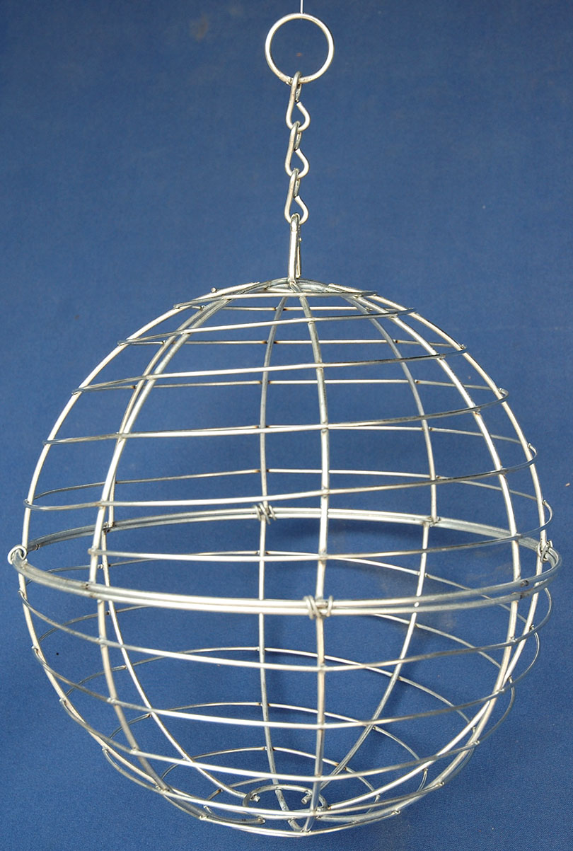 WIRE BALL - WIRE SPHERE - WIRE GLOBE 8" DIAMETER