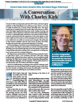 Stocks & Commodities V. 41:03 (26–33, 35): A Conversation With Charles ...