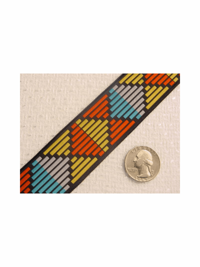 Modern Aztec Pattern Jacquard Ribbon #WR-29