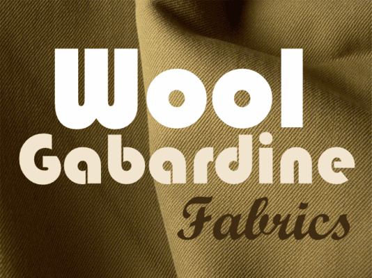 Wool Gabardine Fabric